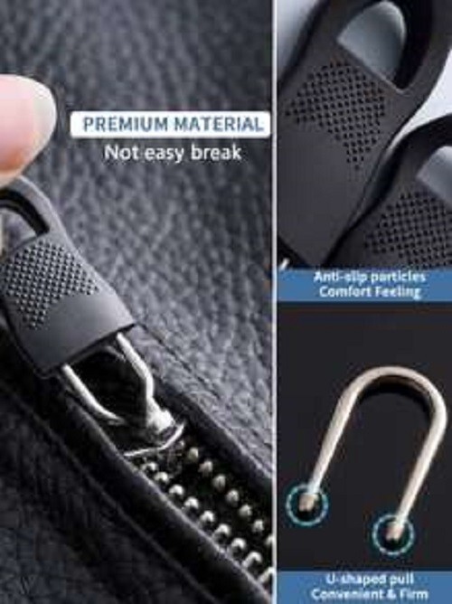 10pcs Replacement Zipper Pull Puller End Fit Rope Tag Clothing Zip ...