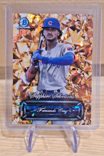 2024 Bowman Chrome Sapphire | Fernando Cruz Sapphire Selections Gold ...