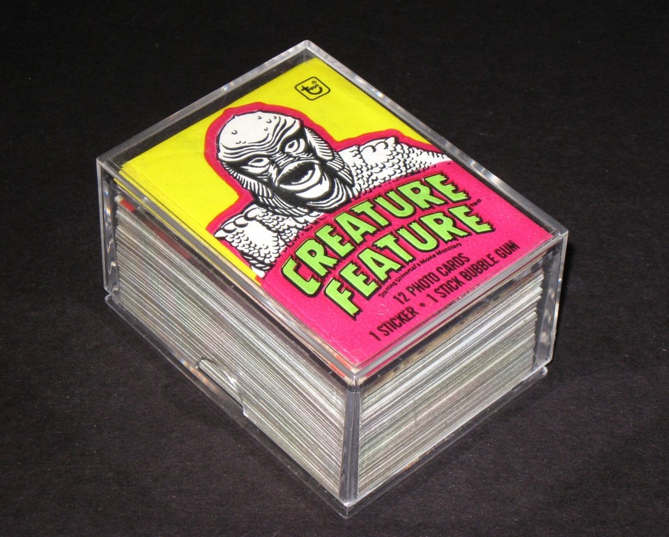 CREATURE FEATURE 1980 Topps Complete 88 Card & 22 Sticker Set Universal ...