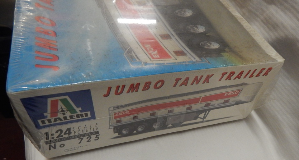 ITALERI JUMBO TANK TRAILER ESSO KIT NO 725 SEALED BOX 1:24 SCARCE | eBay