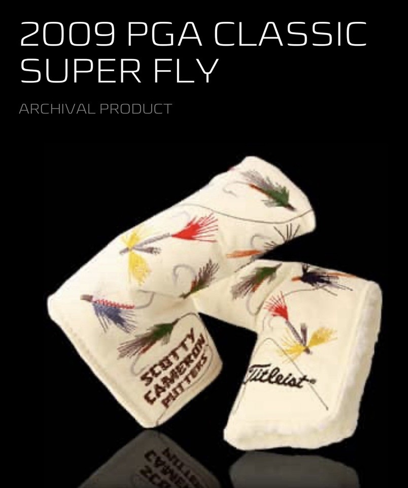 Scotty Cameron 2009 Superfly Fly Fishing Canvas Headcover New In Bag ...
