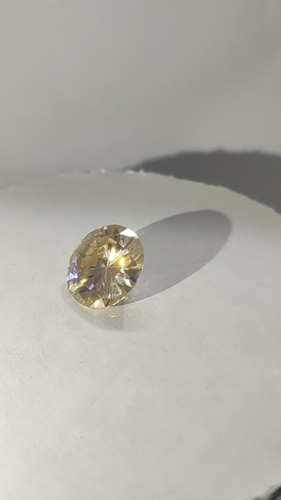 7-8 Ct Champagne Loose Lab Created Diamond For Jewelry Making Quality ...