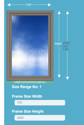 Rehau 70mm Anthracite Grey UPVC Casement Window 770x2020mm Satin B ...