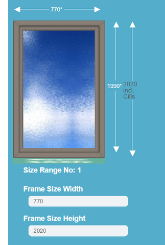 Rehau 70mm Anthracite Grey UPVC Casement Window 770x2020mm Stippolyte B ...