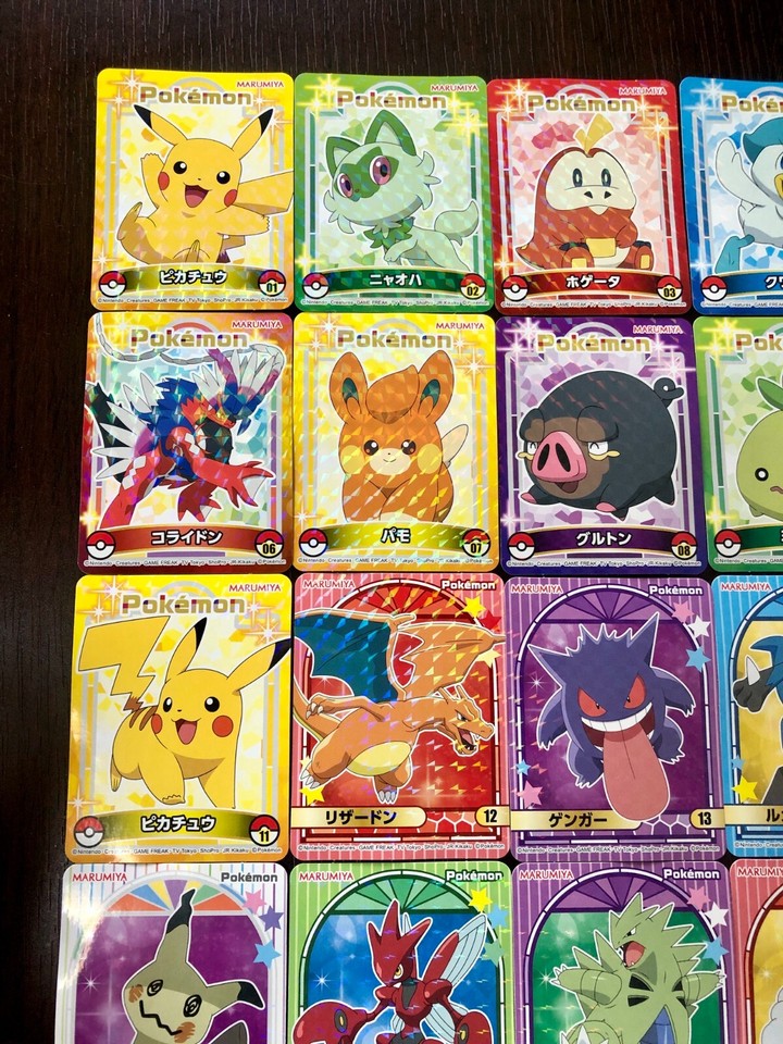 Marumiya Pokemon Sticker Complete Seal 2023 Limited Japanese Nintendo ...