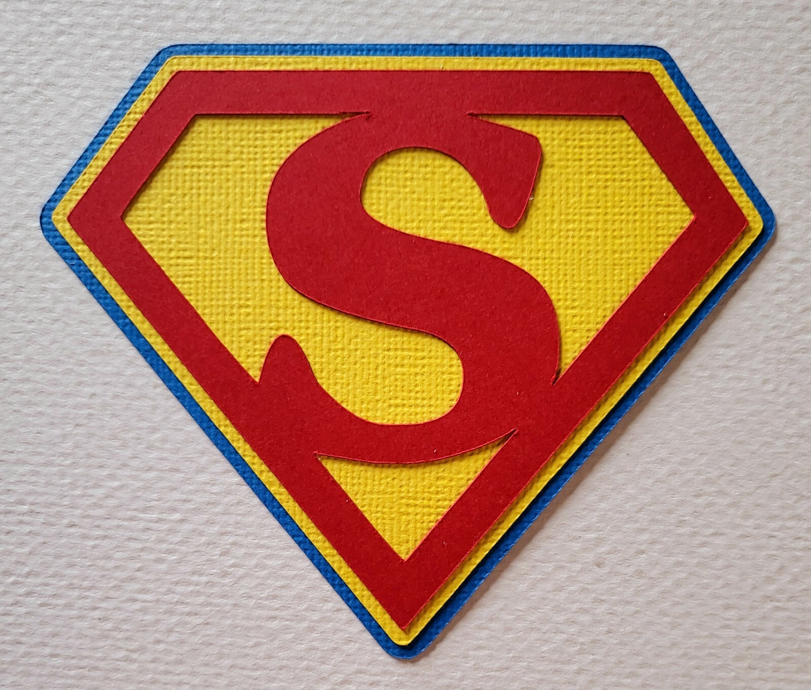 Superman Title. Scrapbook, Card making Paper Piecing | eBay