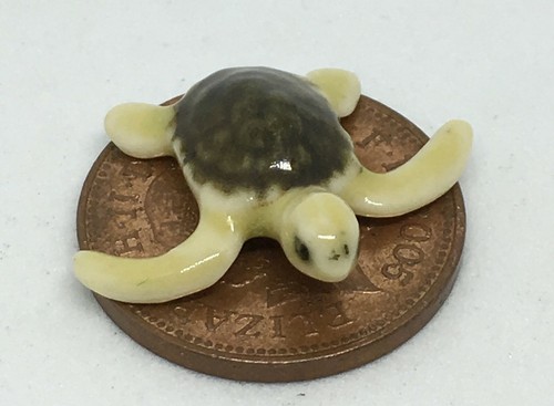 Dolls House Ceramic Terrapin Black Backed 1:12 Scale Garden Accessory A ...