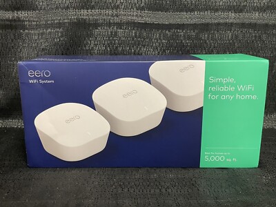 Eero Home AC Dual-Band Mesh Wi-Fi System White 3-Pac In Box! | eBay