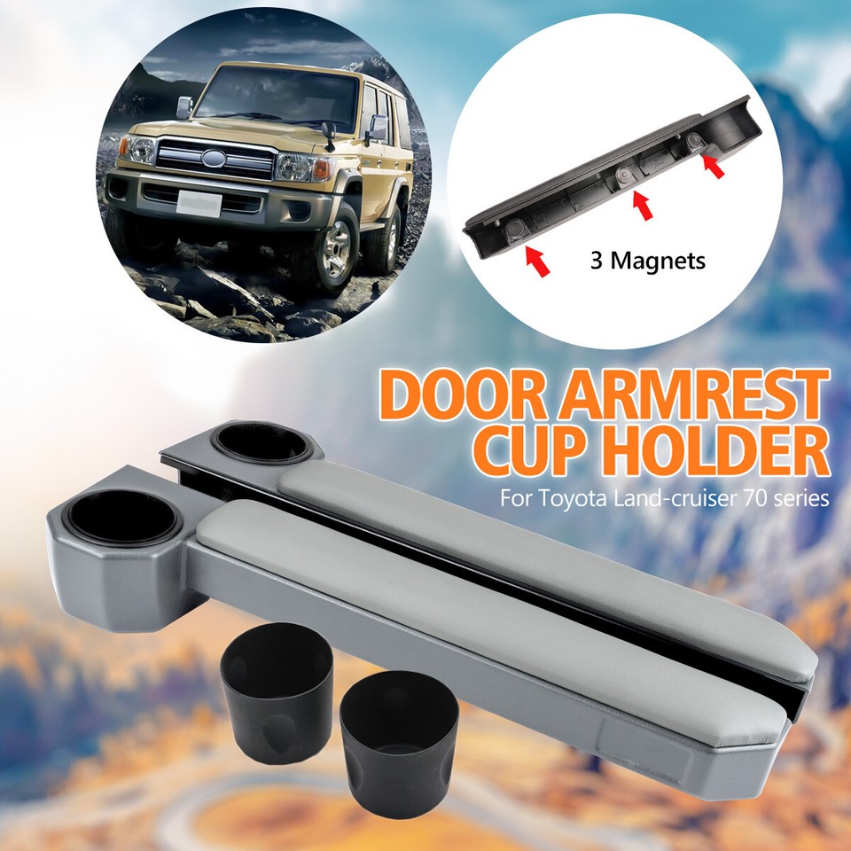 Magnet Door Armrest Cup Holder For Land Cruiser 70 76 79 Series Hj75 ...