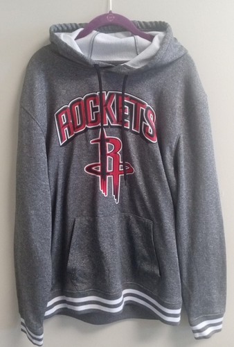 Houston Rockets Hoodie Mens Large L Gray NBA Unk Hooded Sweatshirt | eBay