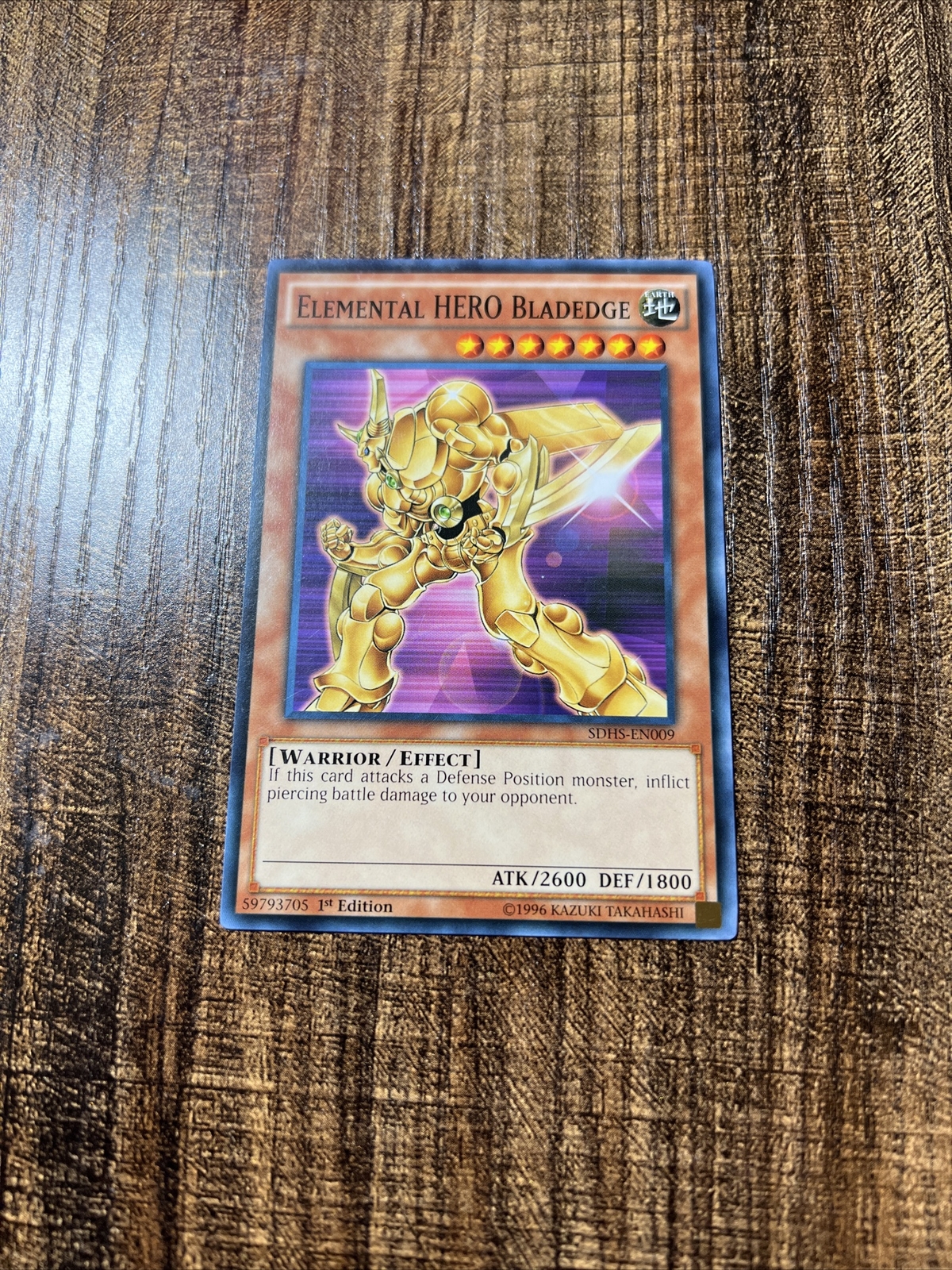 Elemental HERO Bladedge SDHS-EN009 1st Edition Common Yugioh! | eBay