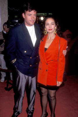 Actor Ray Sharkey wife Carole Graham at the Defending Your Lif- 1991 ...