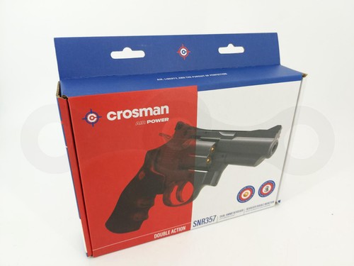 Crosman CO2 Double Action Full Metal Revolver Air Pistol BB & Pellet ...