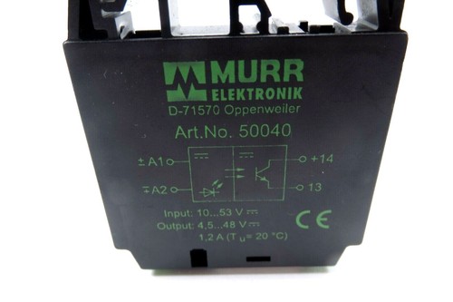 Murr Elekronik D-71570 Art.No. 50040 Solid State Relay | eBay
