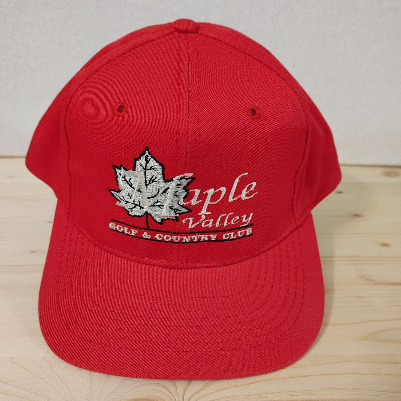 Baseball Cap Trucker Hat Vintage Maple Valley Golf & Country Club Red ...