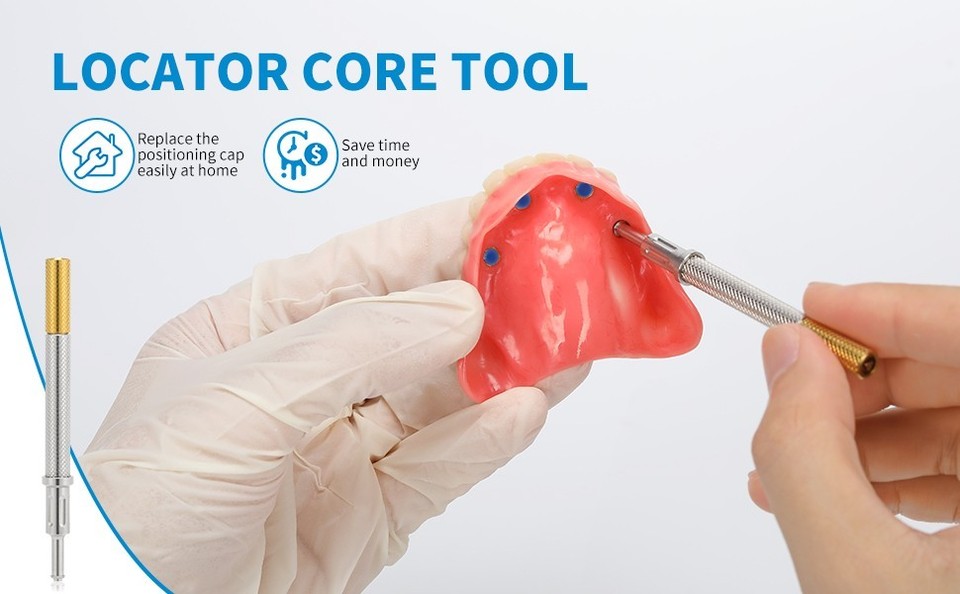 Dental Male Caps Locator Attachment Abutment fit Hiossen/Nobel Active ...