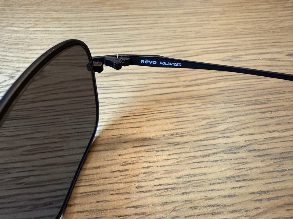 REVO RE 5002X 01 REVEL Polarized Sunglasses Black Metal Gray Lens | eBay UK