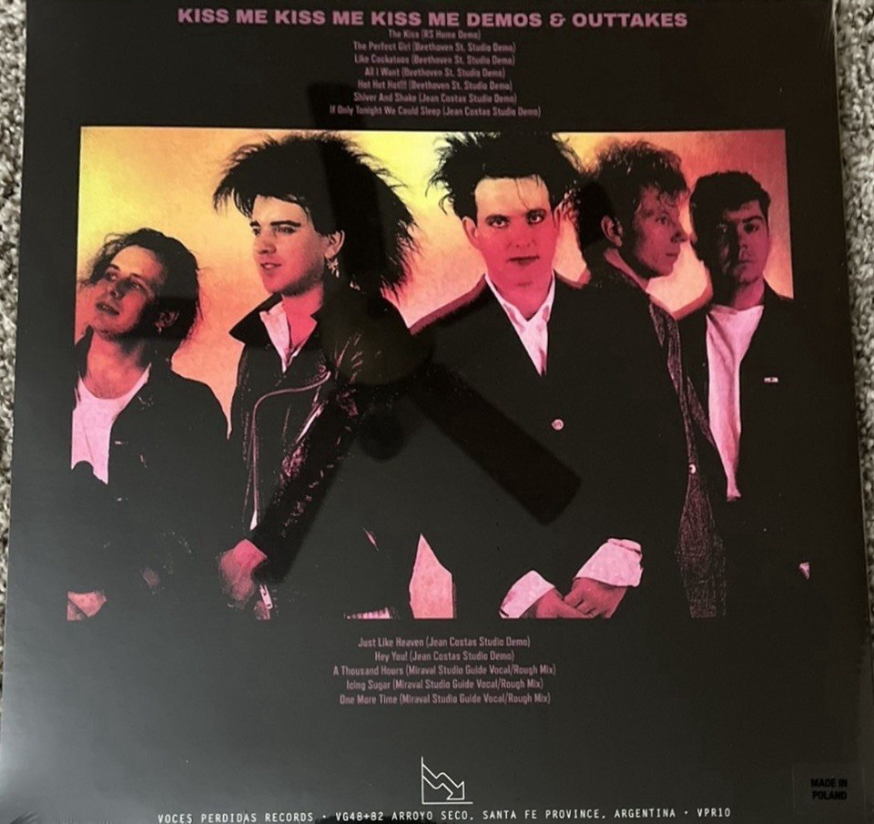 The Cure Kiss Me Kiss Me Kiss Me Demos & Outtakes LP Rare Post Punk ...