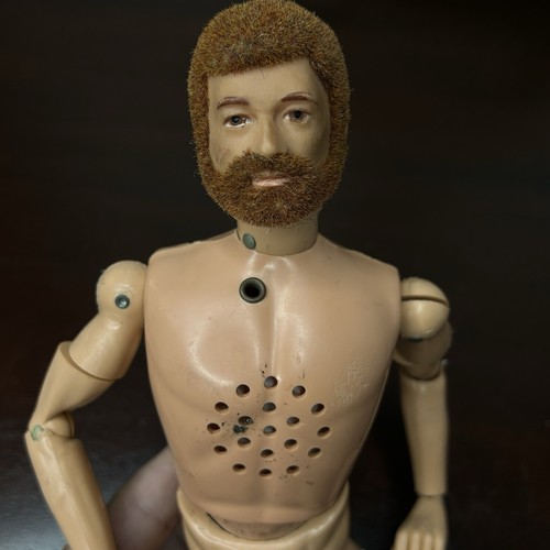 Vintage 1964 Hasbro GI JOE ACTION SOLDIER Action Figure Flocked Red ...