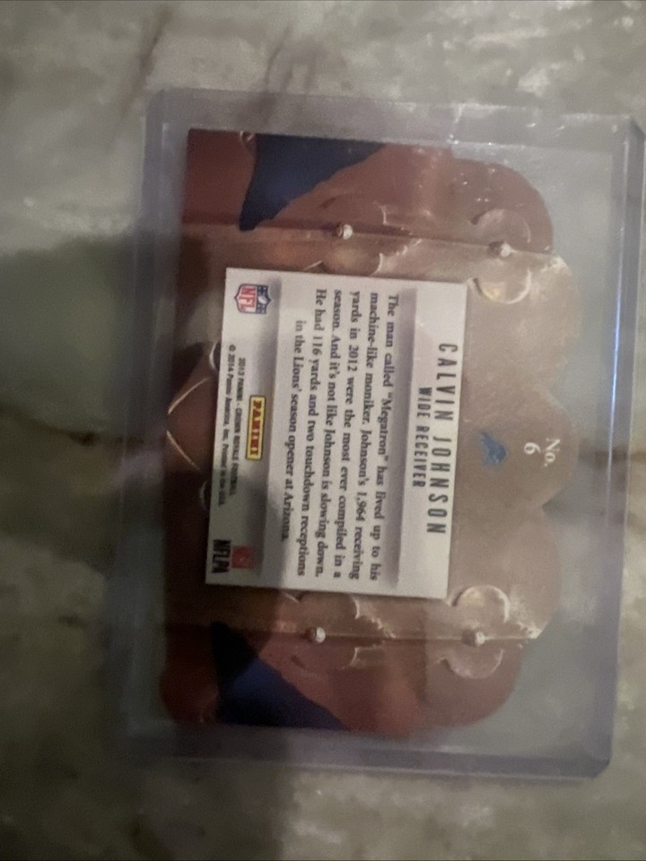 Calvin Johnson Detroit Lions Football Trading Card Crown Royale | eBay