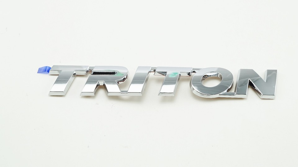 MITSUBISHI MARK TRITON CHROME 3D LOGO EMBLEM GENUINE PART 7415A093 | eBay