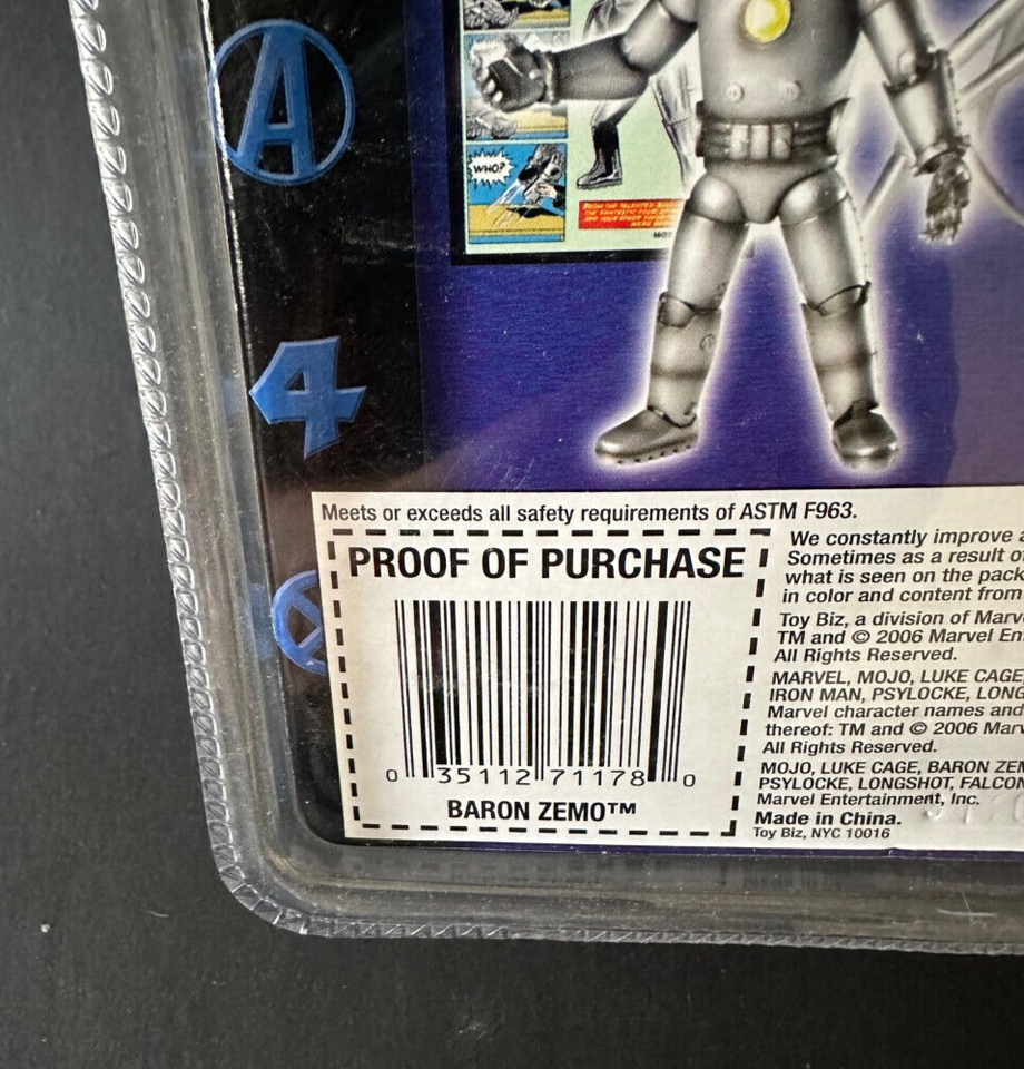 Marvel Legends Mojo Series BARON ZEMO PVC Figure Toy Biz 35112711780| eBay