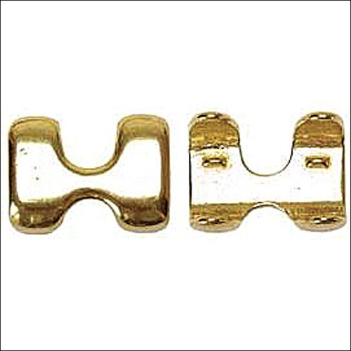 98AH 7/8" High Density Solid Brass Rope Clamp Horse Western Tack Saddle ...
