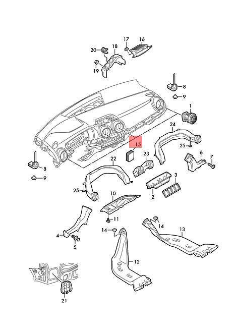 Genuine Cap lower centre AUDI VW Audi A3 Cabriolet 5Q0819663 | eBay