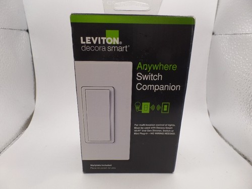 LEVITON R02-DAWSC-1RW DECORA SMART WIFI ANYWHERE COMPANION SWITCH WHITE ...