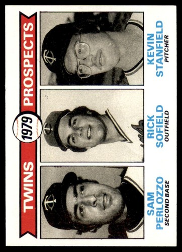 1979 Topps #709 Sam Perlozzo/Rick Sofield RC/Kevin Stanfield RC Twins ...
