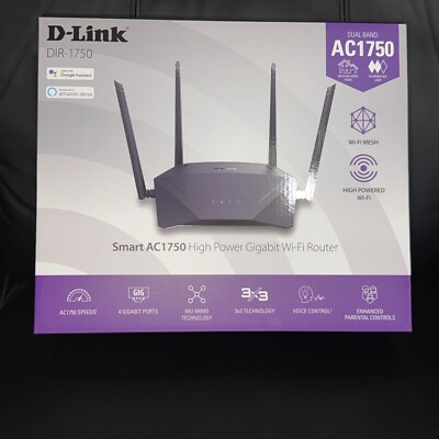 D-Link Smart AC1750 Dual Band GB Wi-Fi Router | eBay