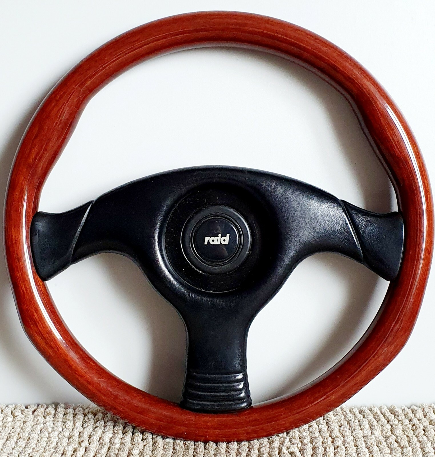 RAID Porsche 911 BMW E24 E28 E30 E32 Wooden steering wheel Authentic ...