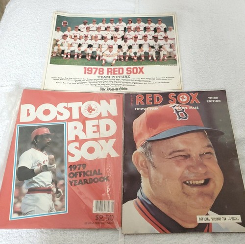 MLB 1978 Boston Red Sox Official Yearbook Magazine Photo Fenway Park ...