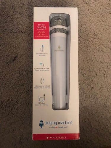 Karaoke Mike: The Singing Mike. It lights up colors with free shipping ...