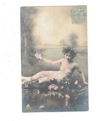 postcard brocante vintage model risque fantasy npg photo | eBay
