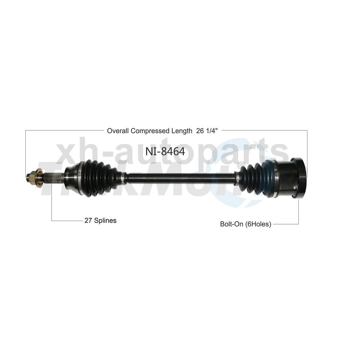 Fits 2006~2008 INFINITI M35 2X Front Left & Right TrakMotive CV Axle ...