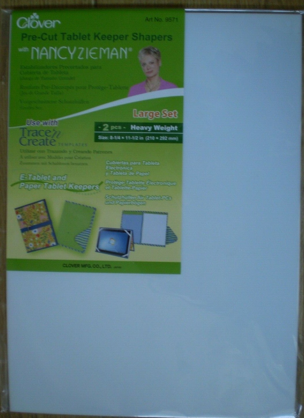 Clover Tablet Keepers Shapers | Large | 1 Set Per Pack | 210 x 292mm ...