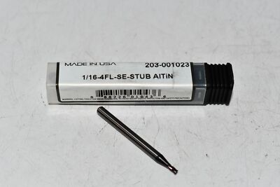 NEW MONSTER TOOL 203-001023 - 1/16'' X 1-1/2'' X 1/8'' SQUARE END MILL ...