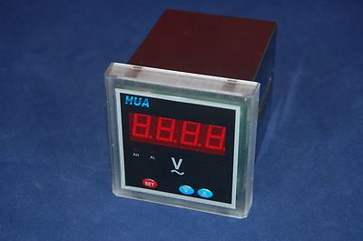 1PC Digital voltage Panel Meter AC 72X72 Voltmeter LED Display 3 1/2 ...