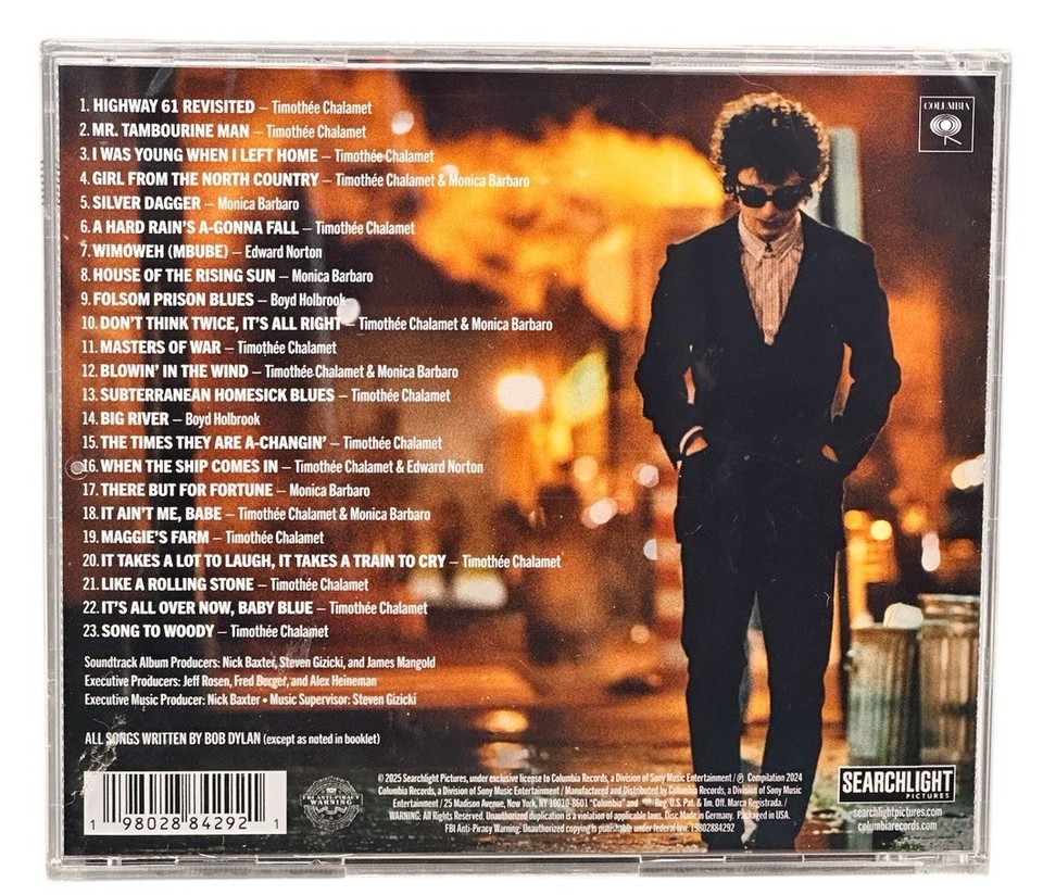 Various A Complete Unknown Original Motion Picture Soundtrack CD Sealed ...