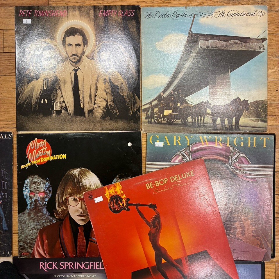 25x Lot Classic ROCK Vinyl LPs 60s/70s/80s “VG To VG+” Psych/Blues Rock ...