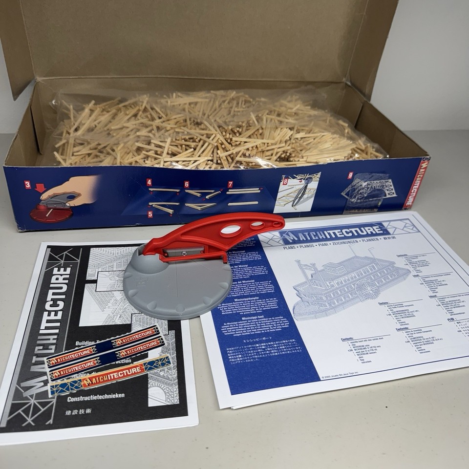 Matchitecture Mississippi River Boat Matchstick Model Wooden Kit Set ...