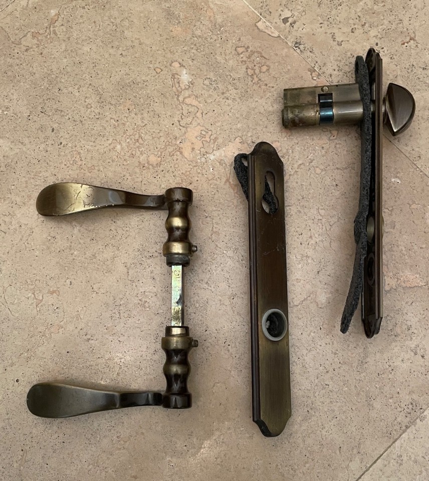 Hoppe Multi Point Active Handle Set and Dummy Set for Double Door | eBay