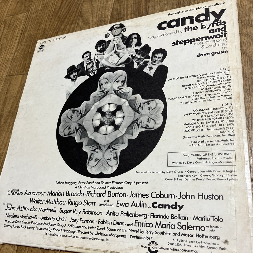 Candy ABC-OC-9 Byrds Steppenwolf Cut-out Vintage 60s LP Vinyl ...