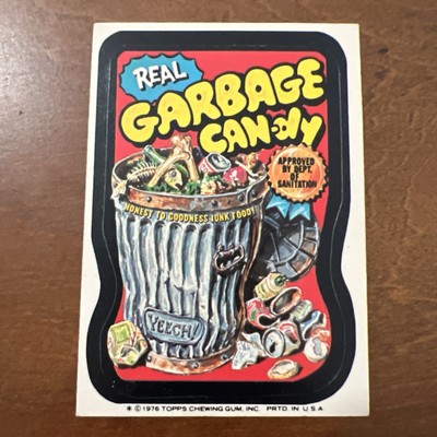 1976 1977 Topps Wacky Packages 16th Series Real Garbage Candy EX+ | eBay