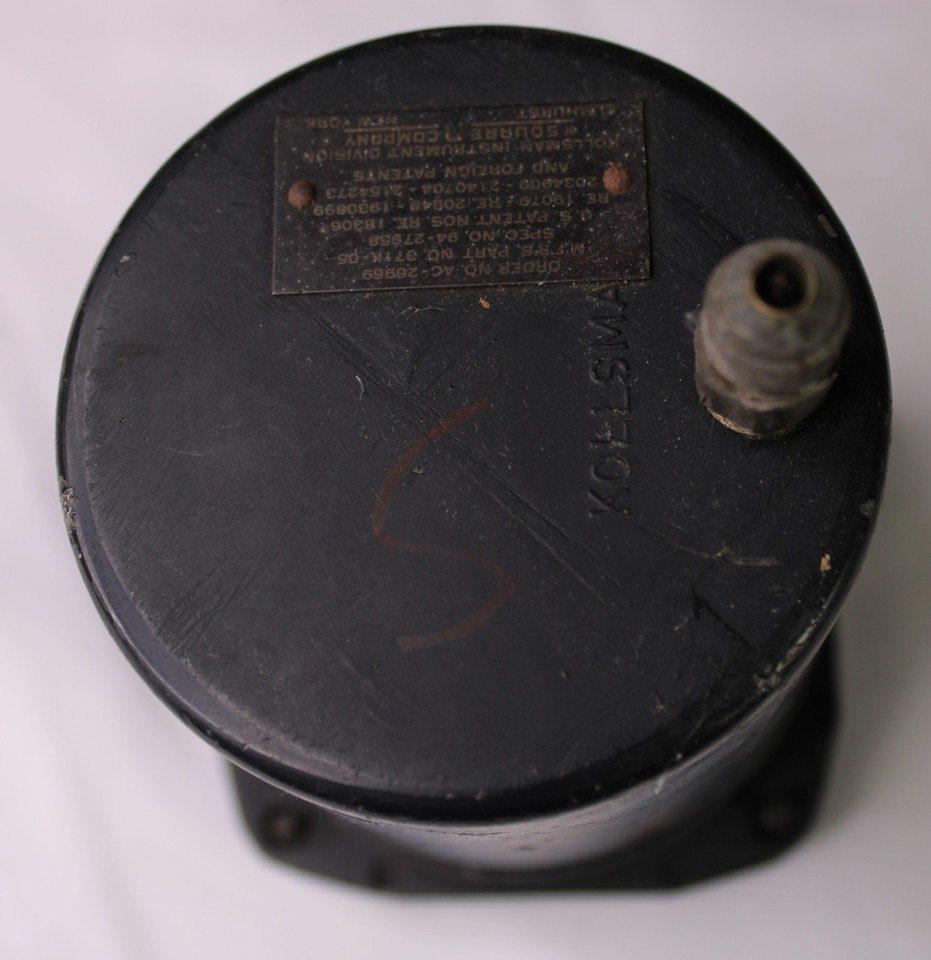 KOLLSMAN ALTIMETER US ARMY AIR CORPS TYPE C-13 MFGR. P/N 371K-05 | eBay