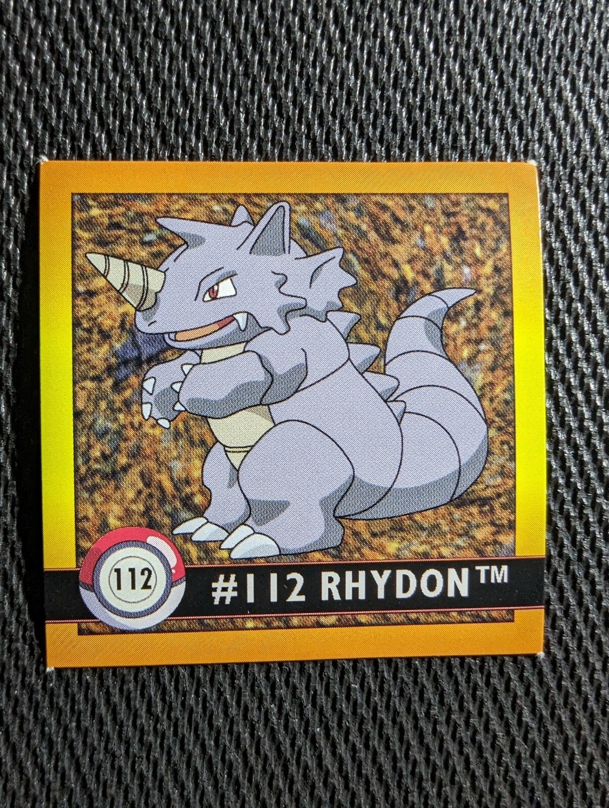 Rhydon #112 Pokemon 1999 Artbox Sticker NM | eBay