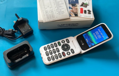 Doro 6820 Flip Mobile Phone 128MB, 2.8'', Unlocked, SOS, 4G, Excellent ...