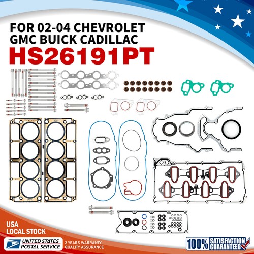 Cylinder Head Gasket Kit Set MLS for HS26191PT 4.8L 5.3L Chevrolet GMC ...