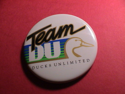 DUCKS UNLIMITED TEAM DU LOGO DECOY DUCK WATERFOWL GUN HUNTING PIN ...